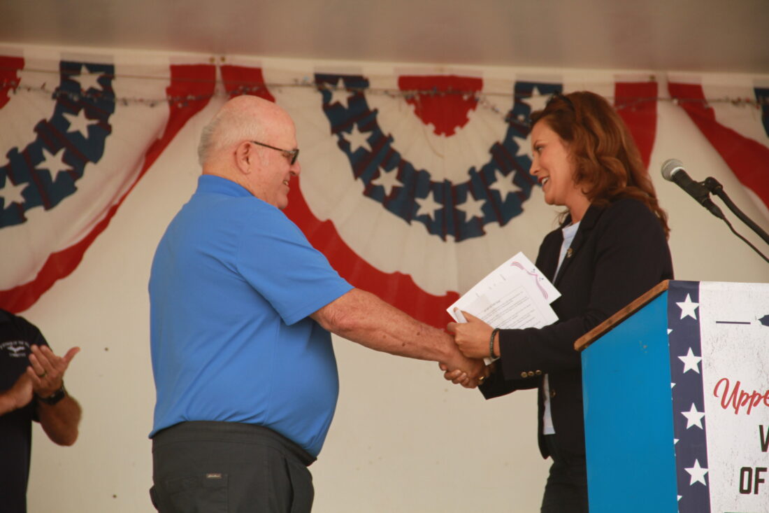 Whitmer honors Marquette man as U.P. Veteran of the Year | News, Sports ...